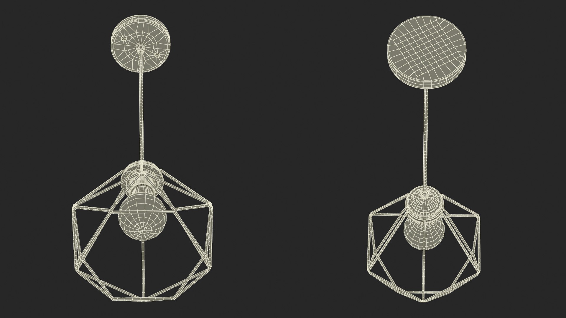 3D Pendant Light Black model - TurboSquid 2022199