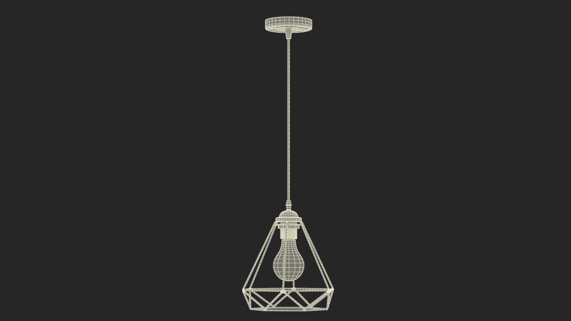 3D Pendant Light Black Model - TurboSquid 2022199