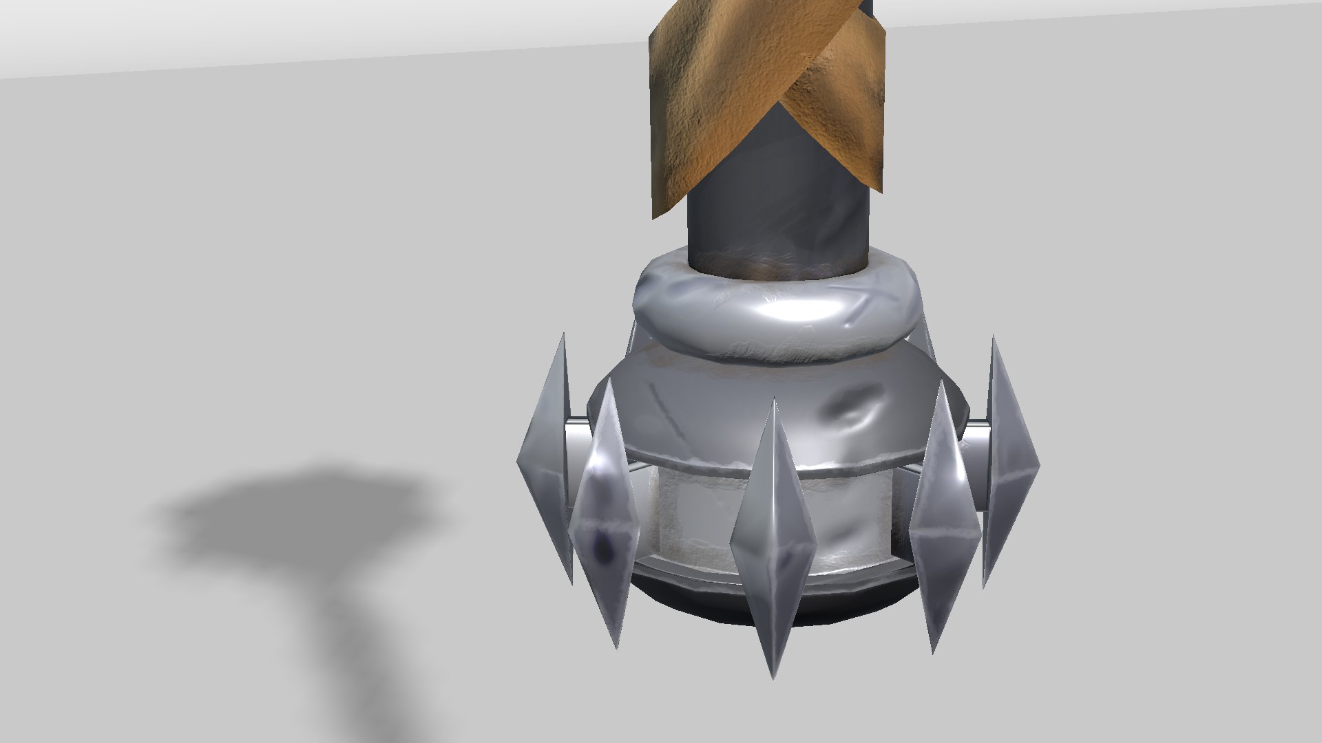 3D Stylized Steel Mace Model - TurboSquid 1783836