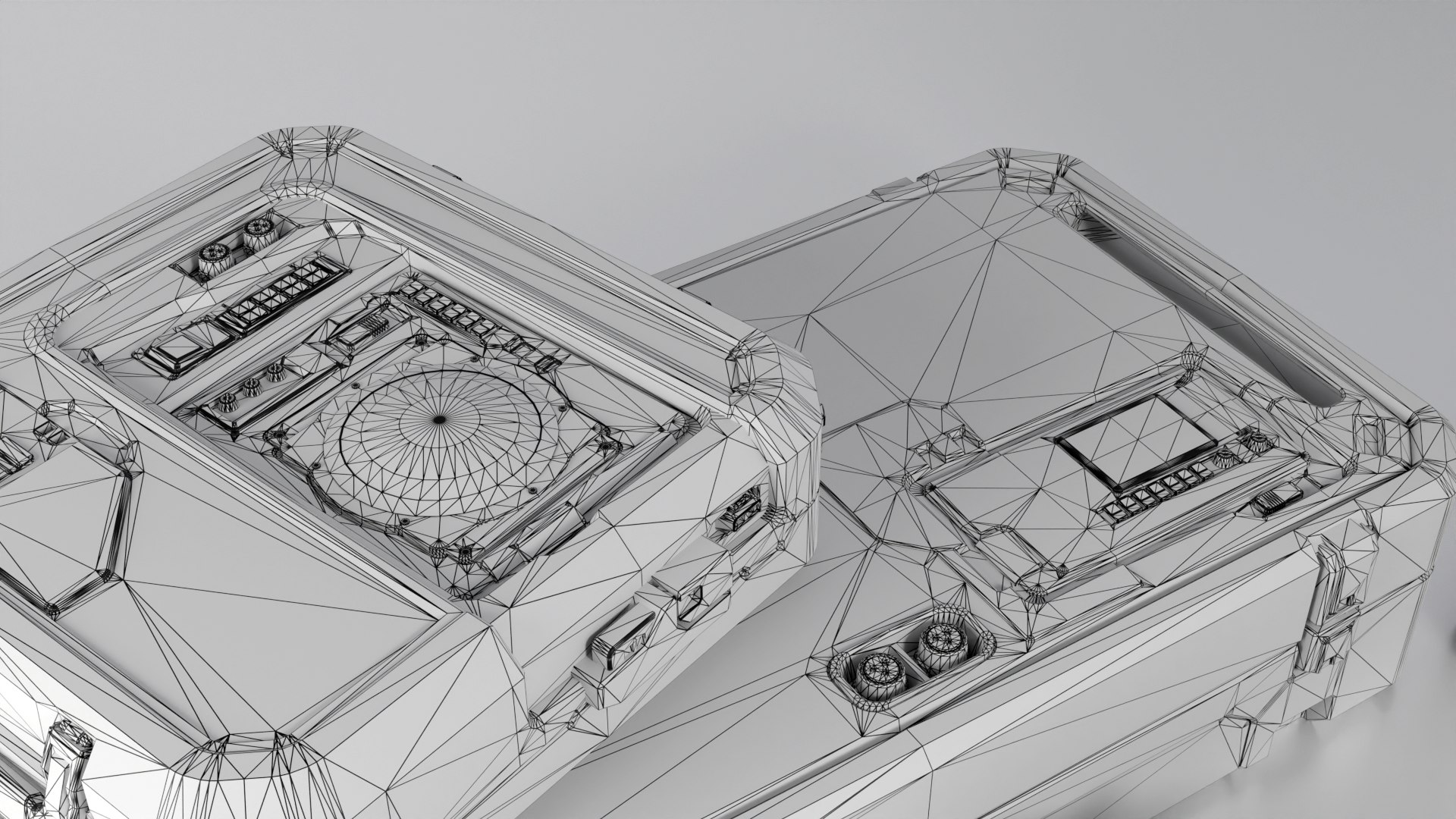 Sci Fi Tech Crates 3D Model - TurboSquid 1982256
