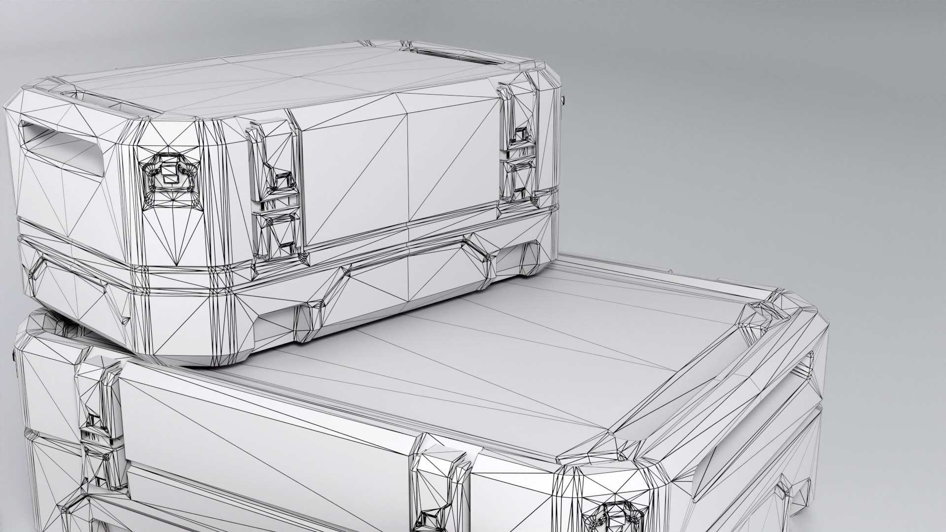 Sci Fi Tech Crates 3D Model - TurboSquid 1982256