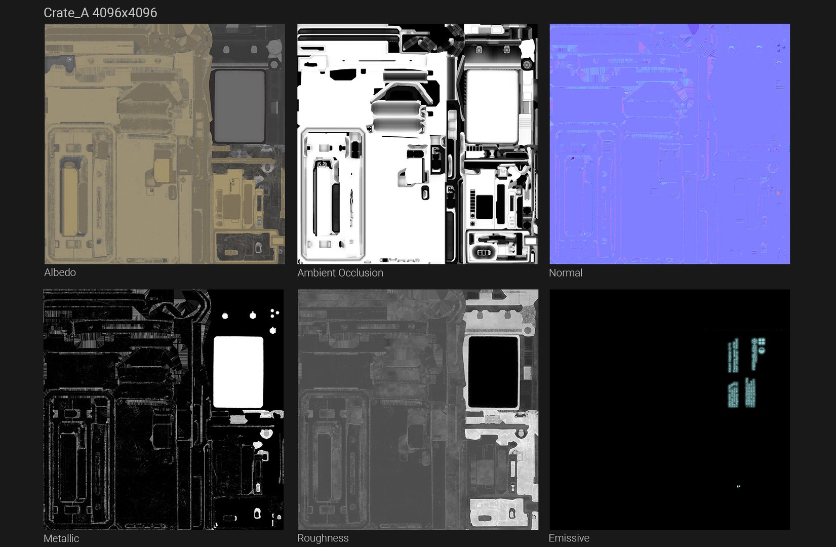 Sci Fi Tech Crates 3D Model - TurboSquid 1982256