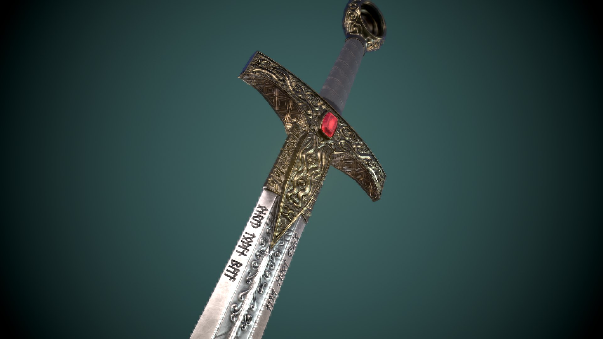3D Sword Of Eternal Bravery Model - TurboSquid 2286217