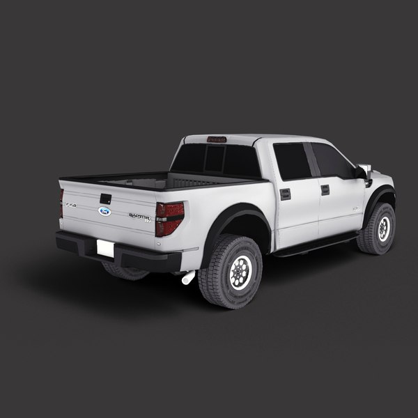 3d raptor crew cab model