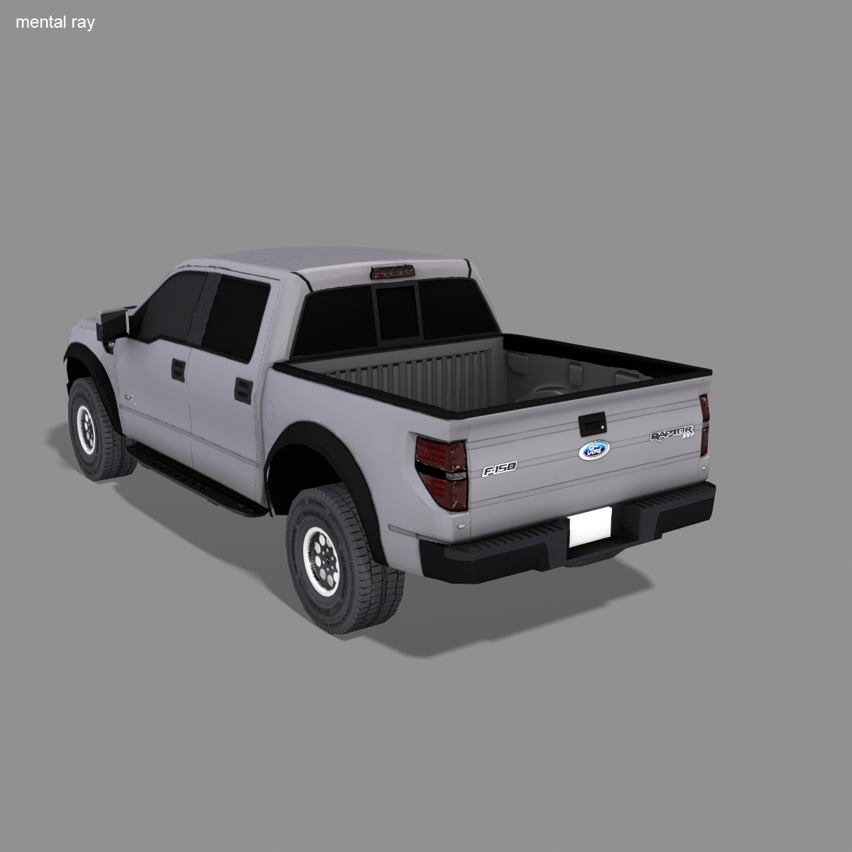 3d raptor crew cab model