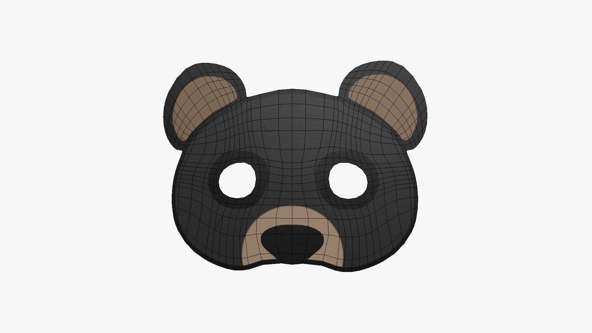 3D Panda Mask Paper 03 - Character Design Fashion - TurboSquid 2386351