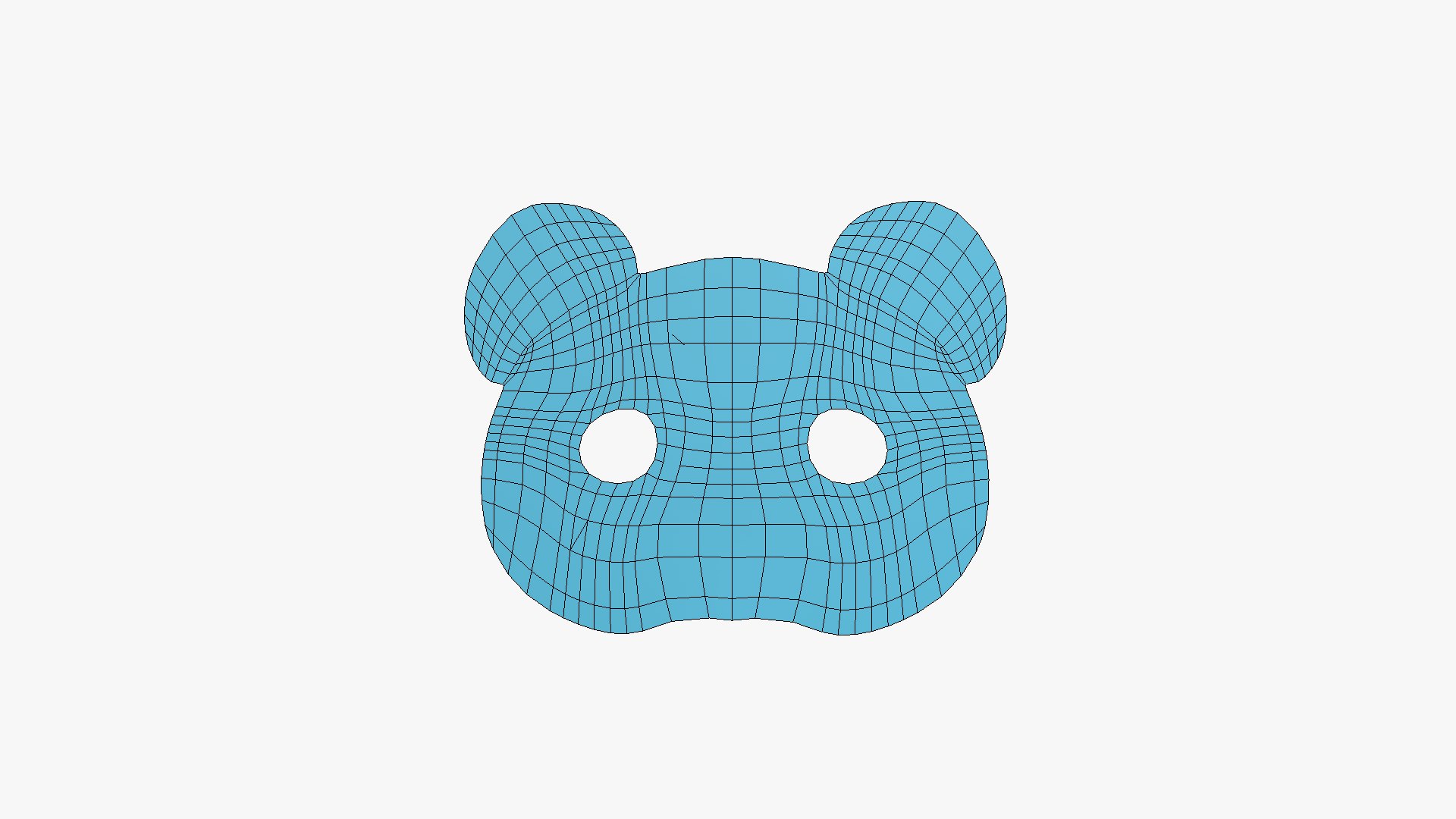 3D Panda Mask Paper 03 - Character Design Fashion - TurboSquid 2386351