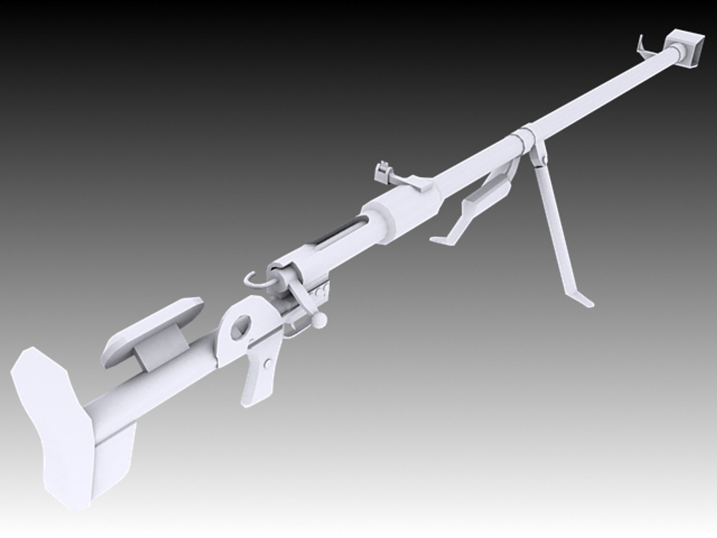3D ptrd-41 rifle - TurboSquid 1301063