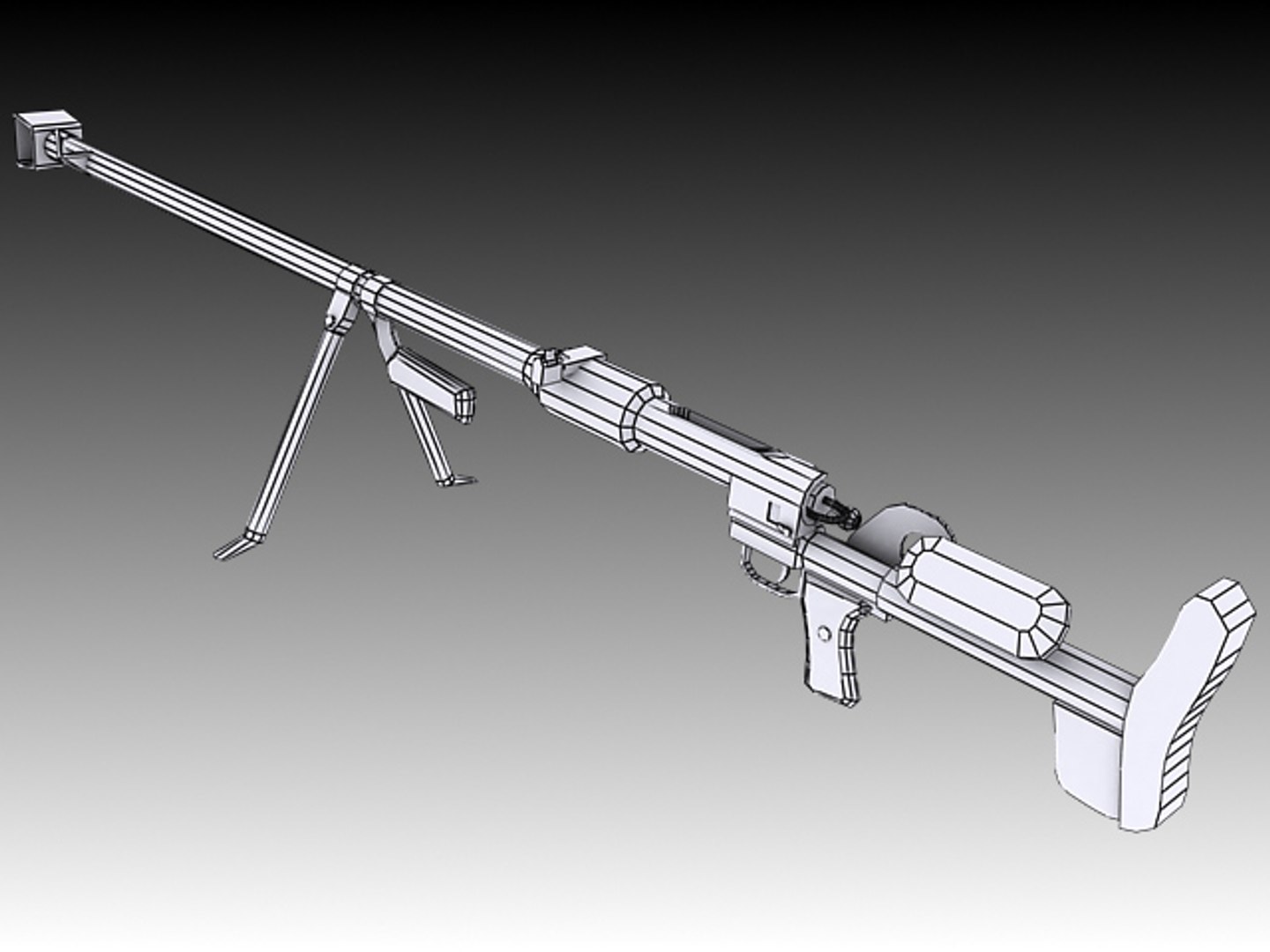 3D ptrd-41 rifle - TurboSquid 1301063