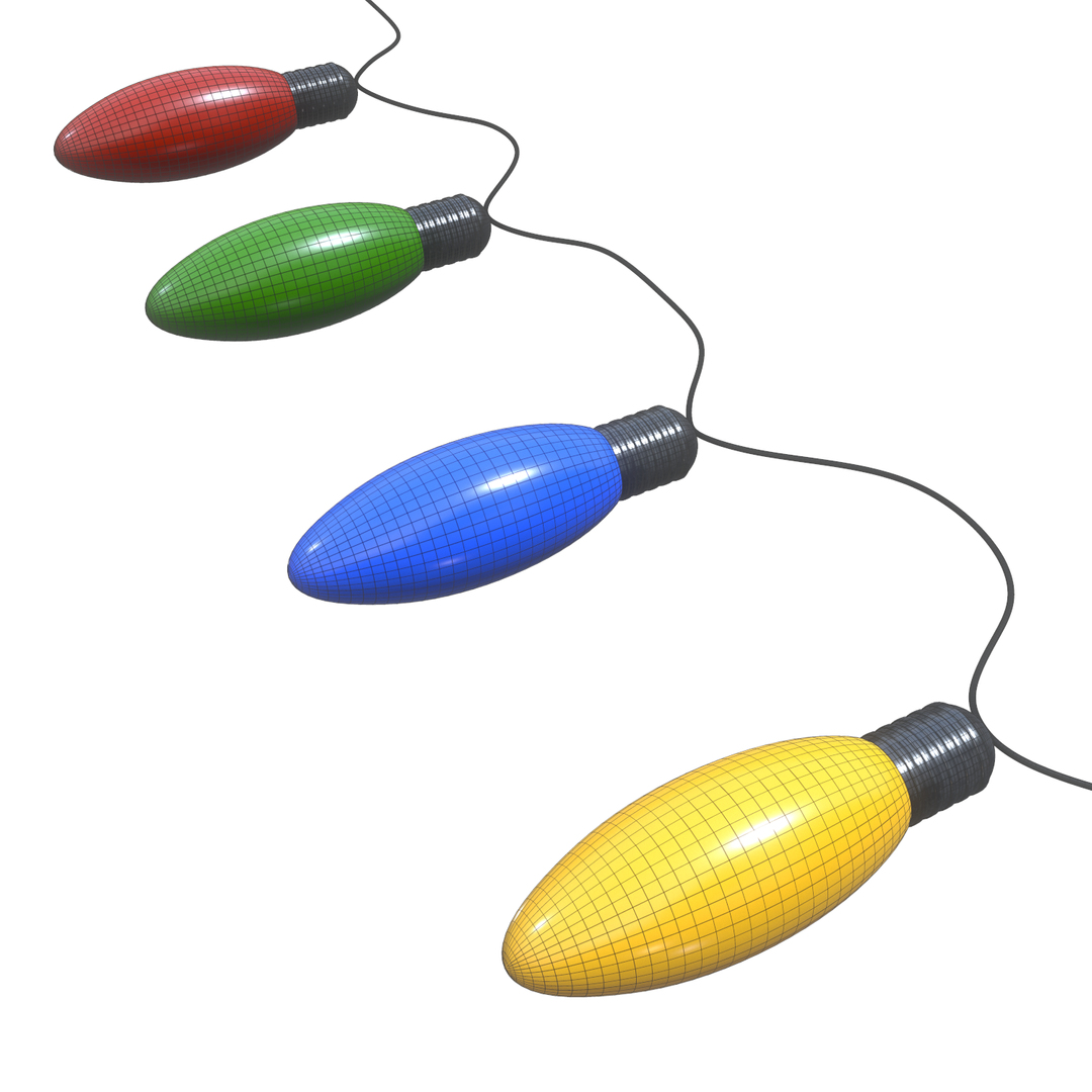 Christmas light 3D model - TurboSquid 1656343