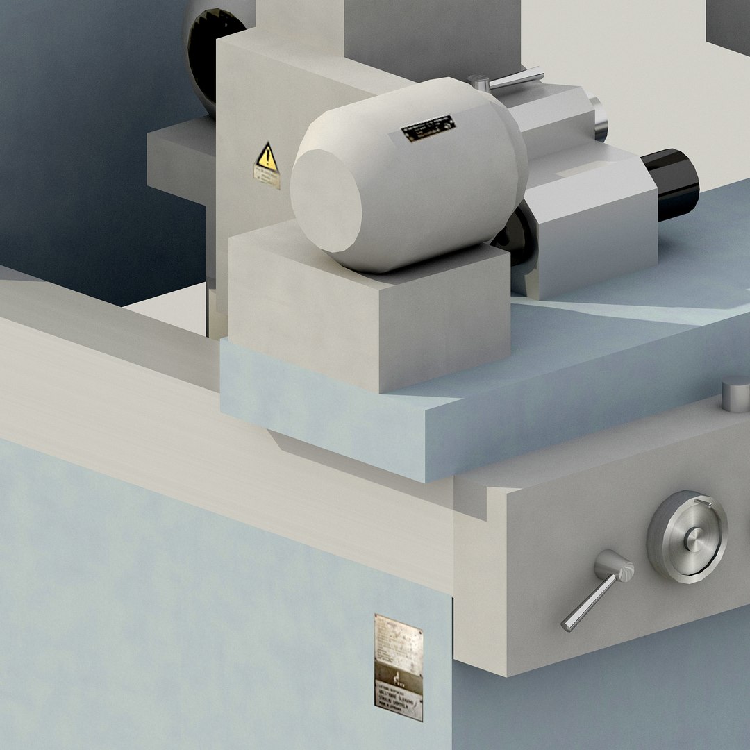 3D Industrial Grinding Machine - TurboSquid 1401025