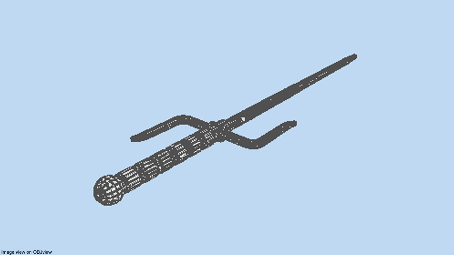 Handle Short Trident Model - TurboSquid 1252475