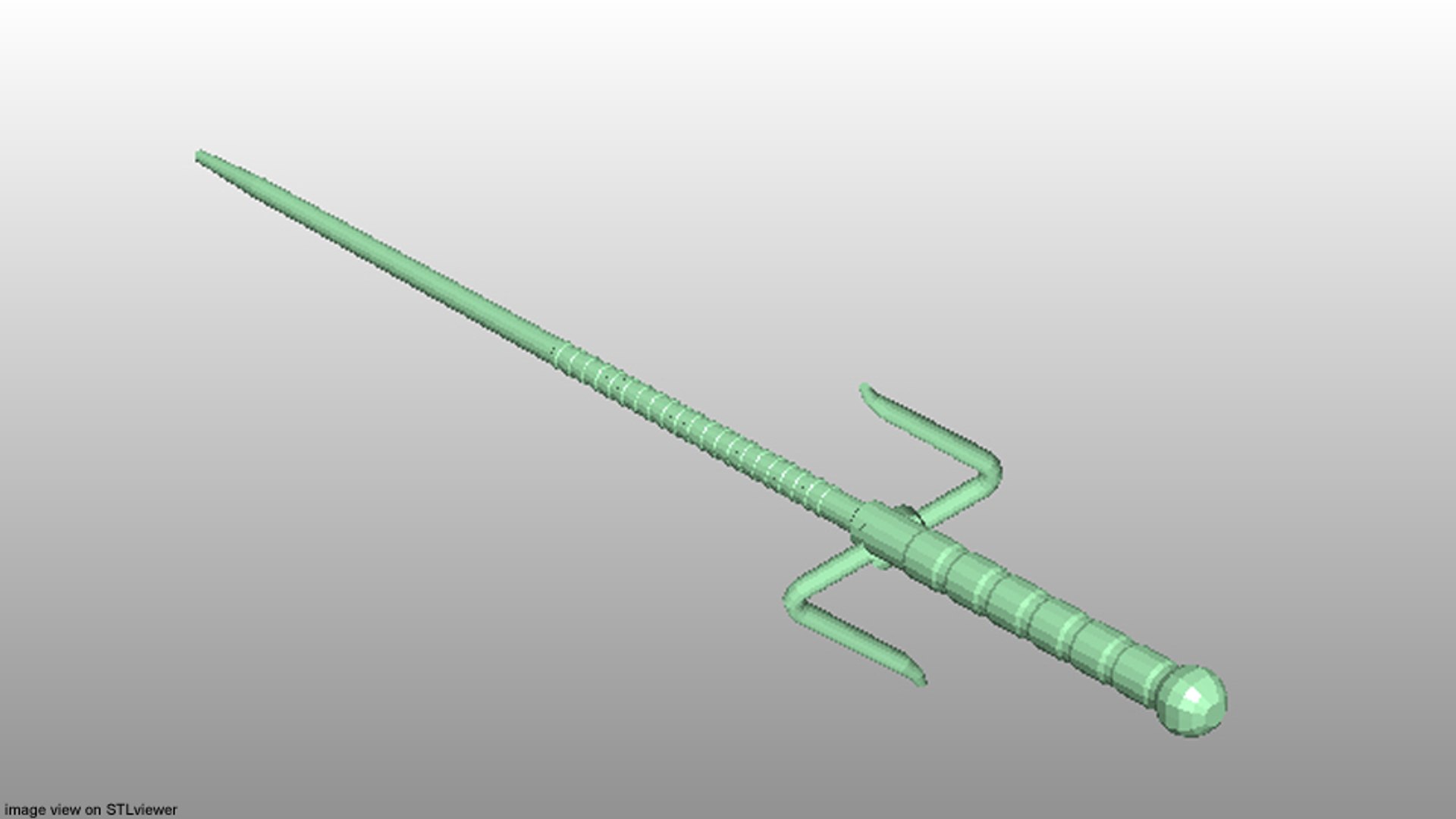 Handle Short Trident Model - TurboSquid 1252475