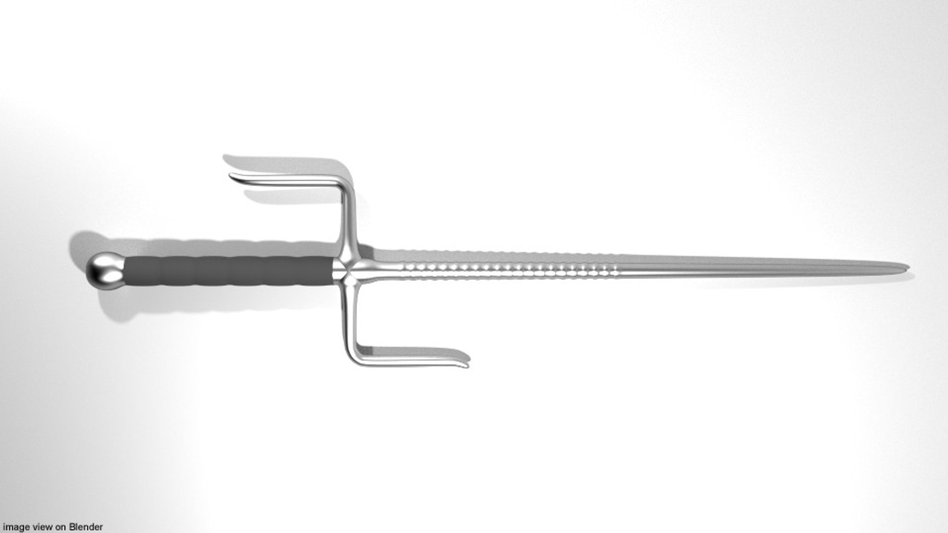 Handle Short Trident Model - TurboSquid 1252475