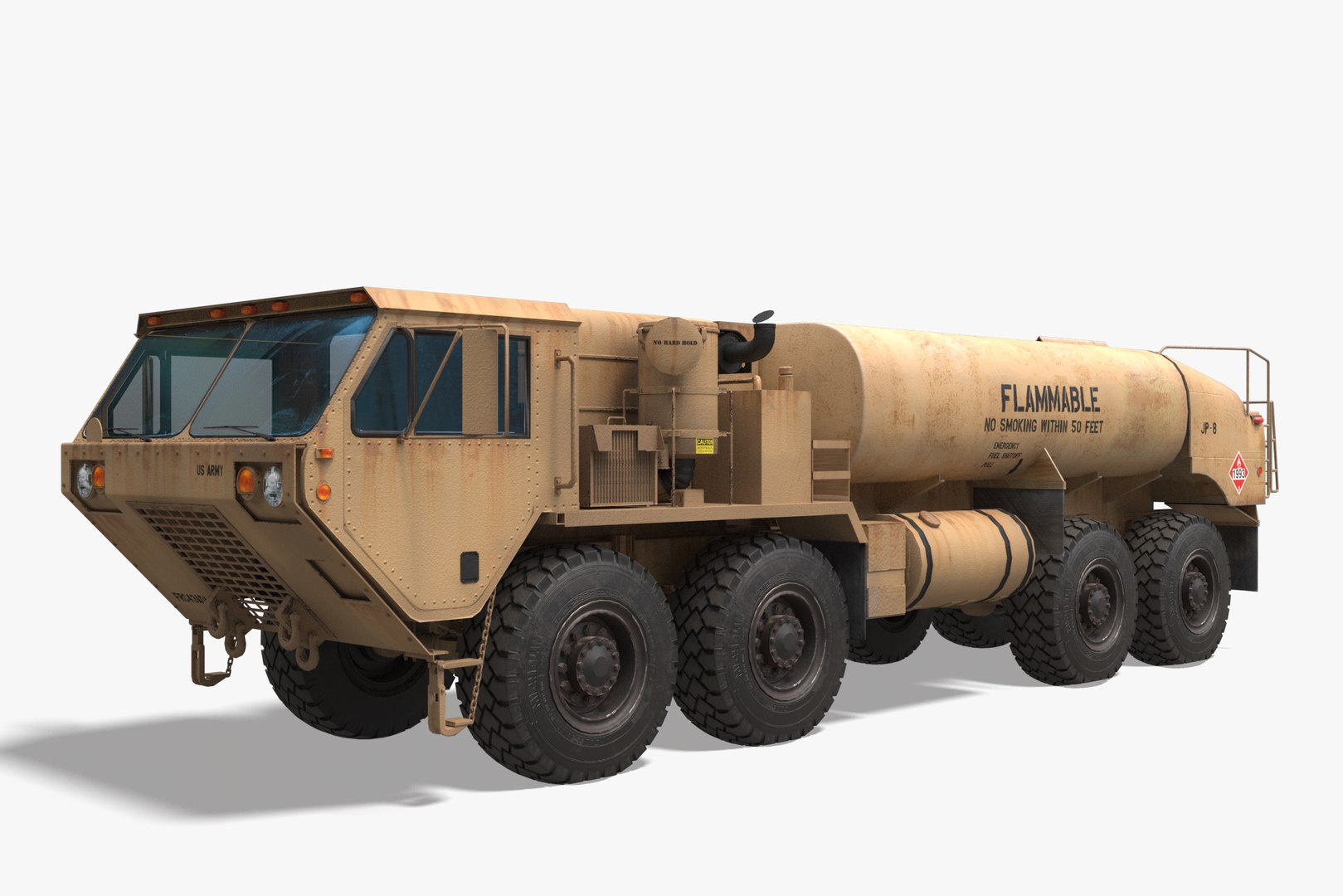 Oshkosh Hemtt Fuel Model - TurboSquid 1385422