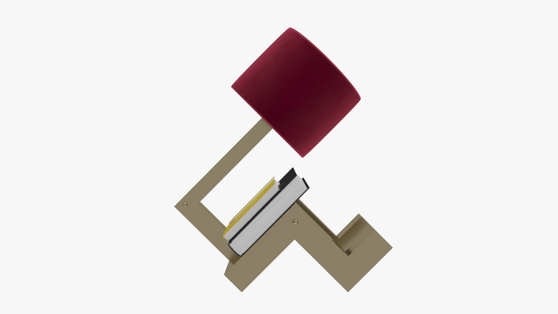 3D LAMP-MAROON - TurboSquid 2001649