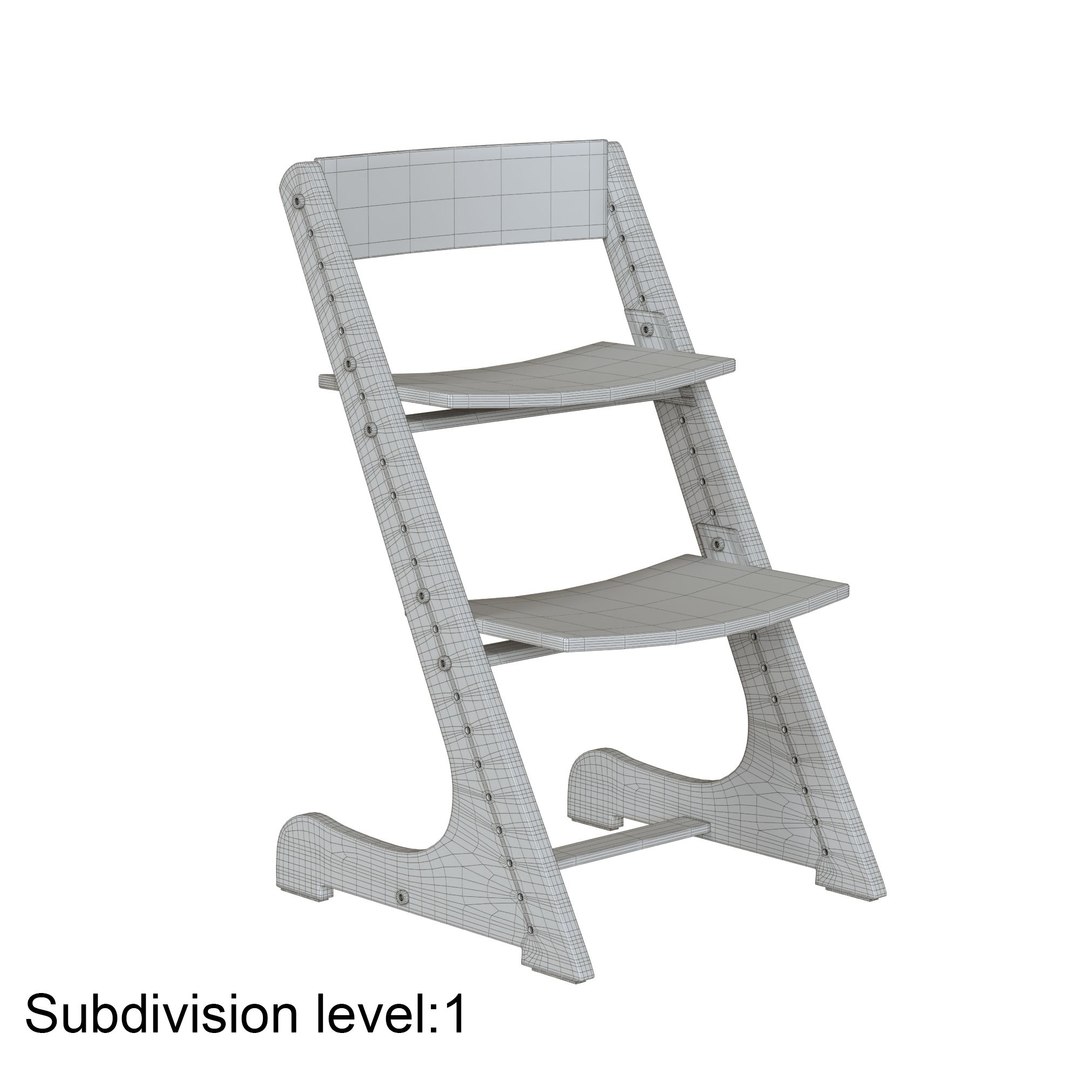 3D model chair baby growing - TurboSquid 1683840