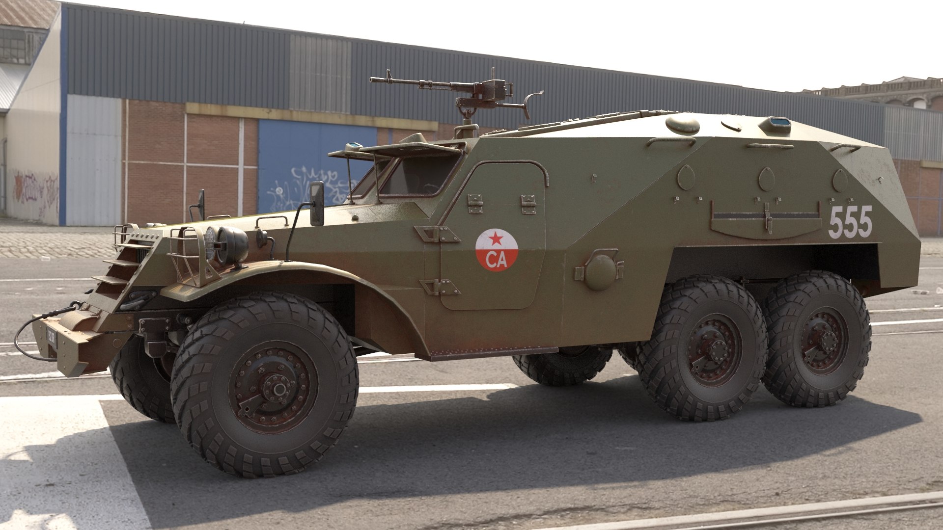 BTR 152 3D Model - TurboSquid 1924522