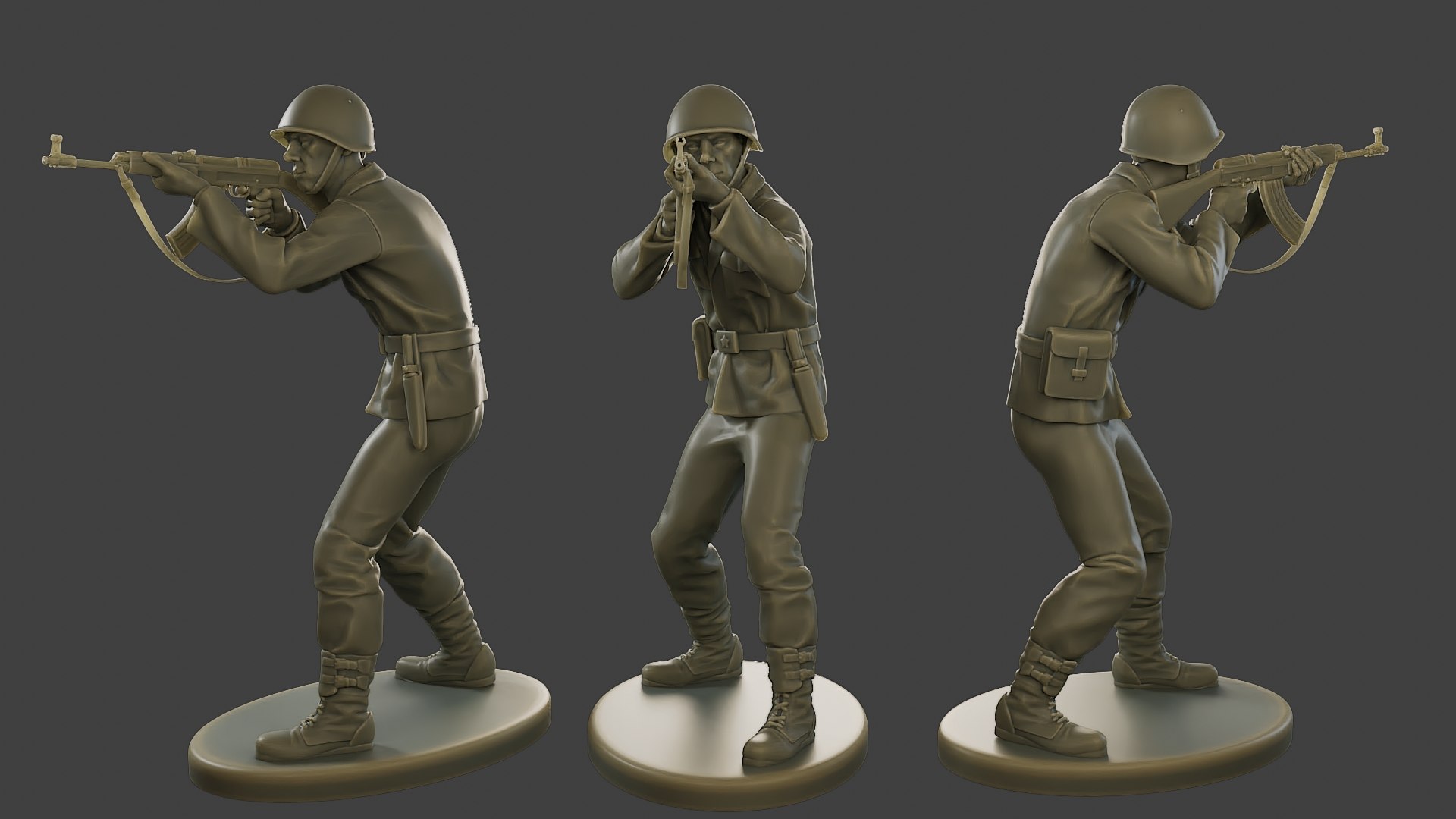 CzechSlovak Communist Soldier CCS1 005 3D - TurboSquid 2118030