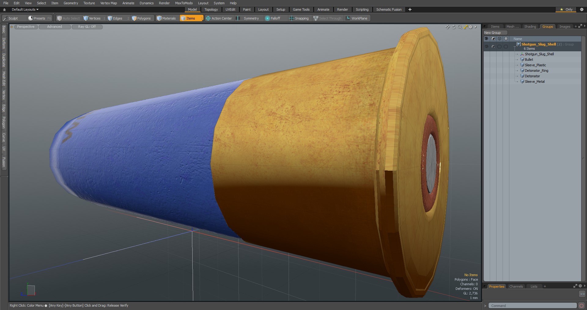 3D Shotgun Slug Shell - TurboSquid 2138045