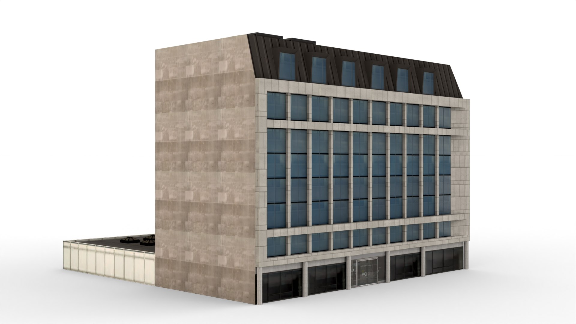 3D Model Office Building - TurboSquid 2211380