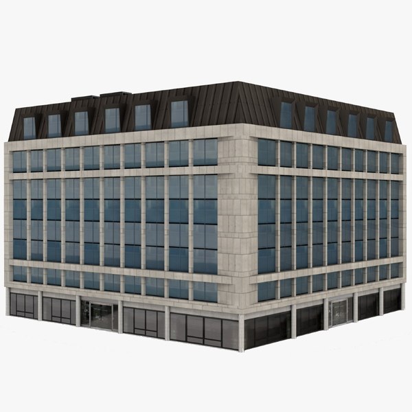 modelo 3d Edificio de oficinas - TurboSquid 2211380