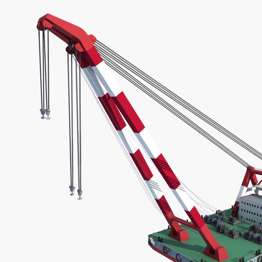Floating Crane 3D Model - TurboSquid 1514242