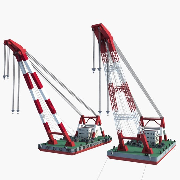 Cargo ship cranes 3D model - TurboSquid 1345076