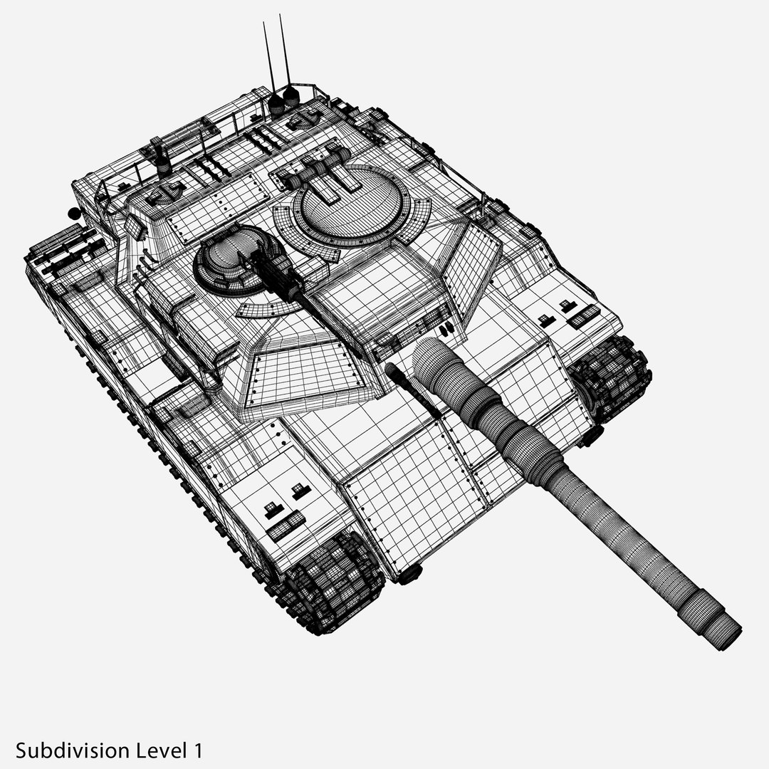 3d model ready tank