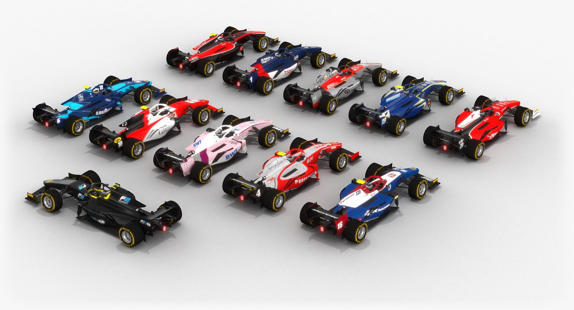 Pack Formula 2 Car 3D - TurboSquid 1285081