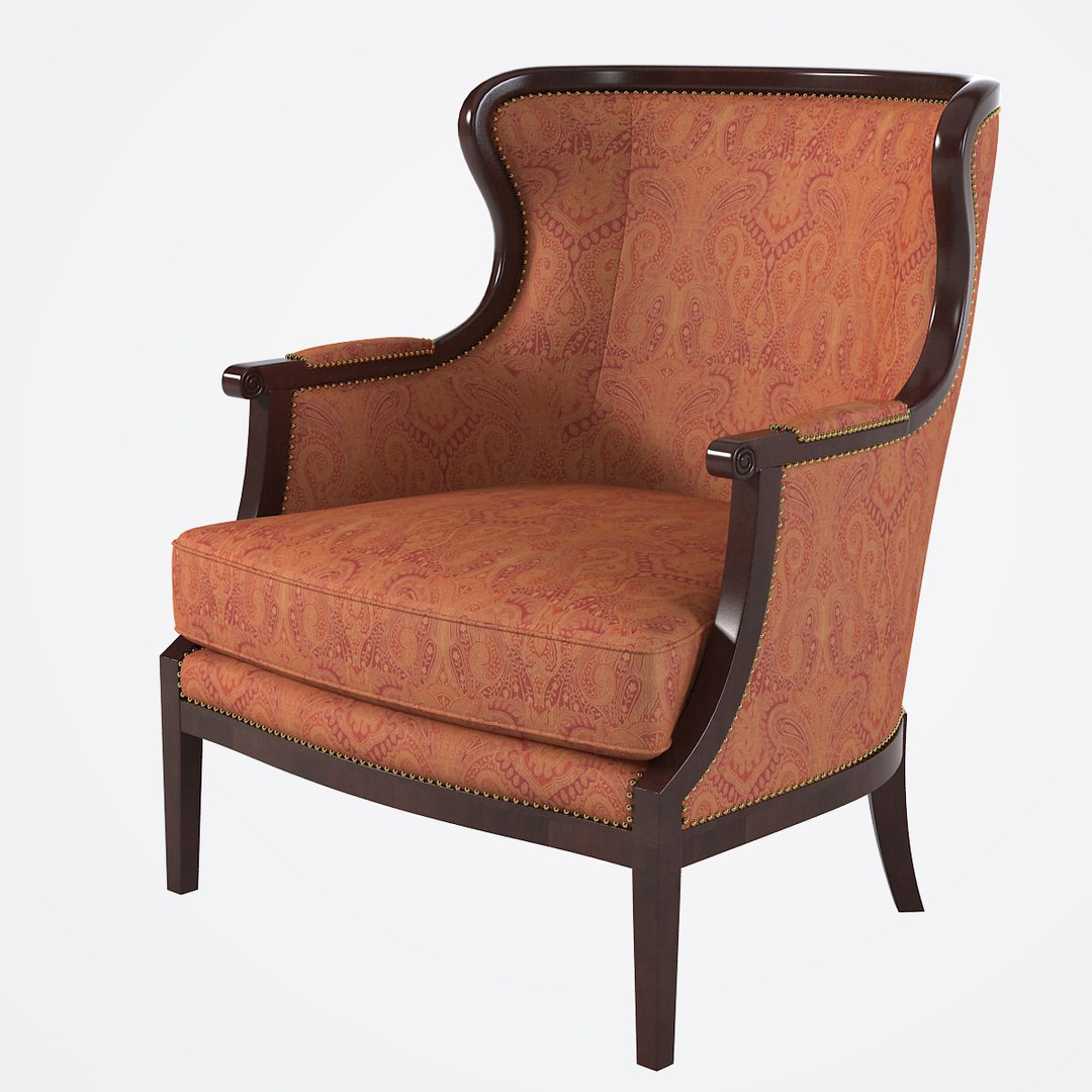 Baker 476 Chair 3d X