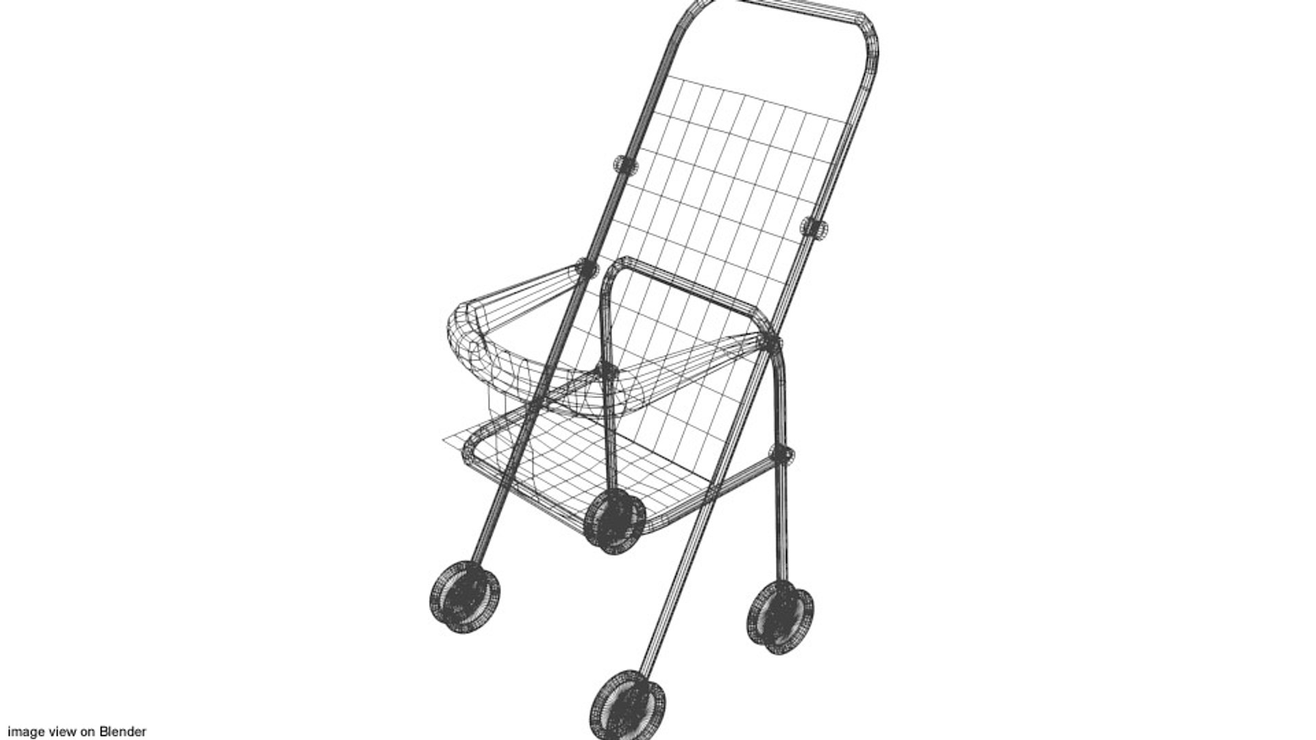 3ds Baby Trolley
