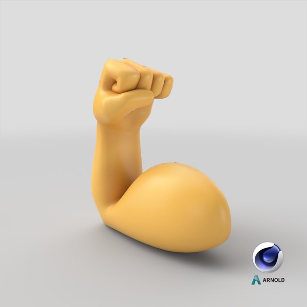modelo 3d Emoji de bíceps flexionados - TurboSquid 1549517