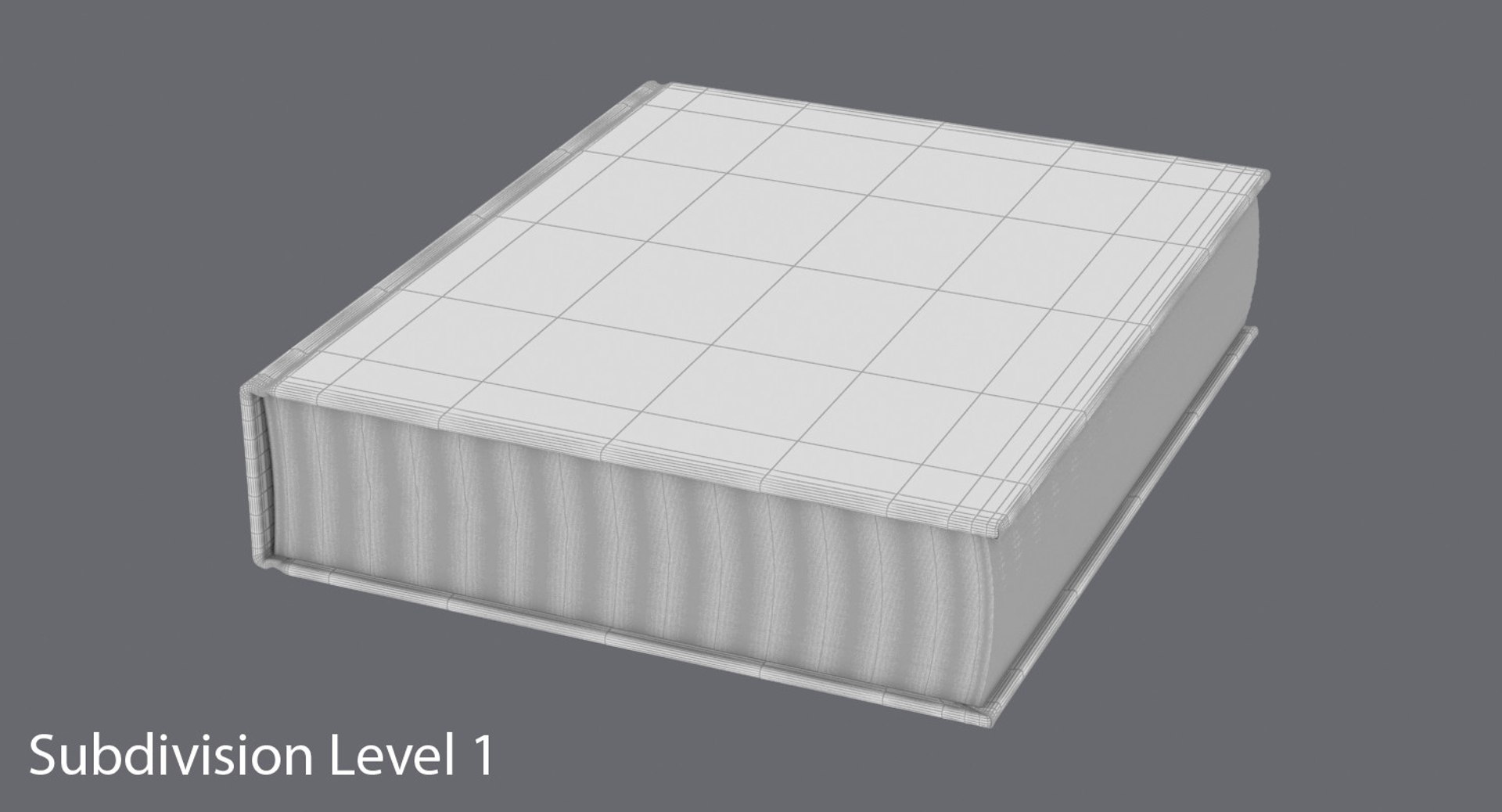 3d Model Book Closed