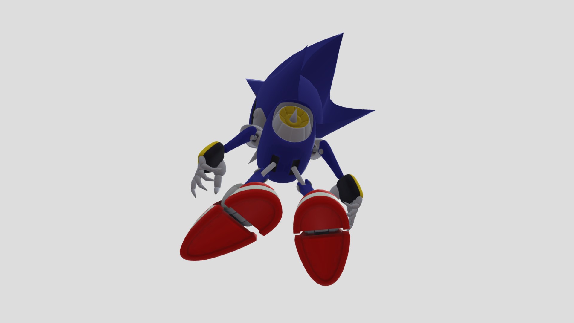 Classic Metal Sonic - Animation - Sonic CD Model - TurboSquid 2355601
