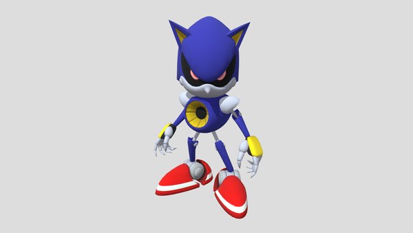 modelo 3d Sonic clásico de metal - Animación - Sonic CD - TurboSquid ...