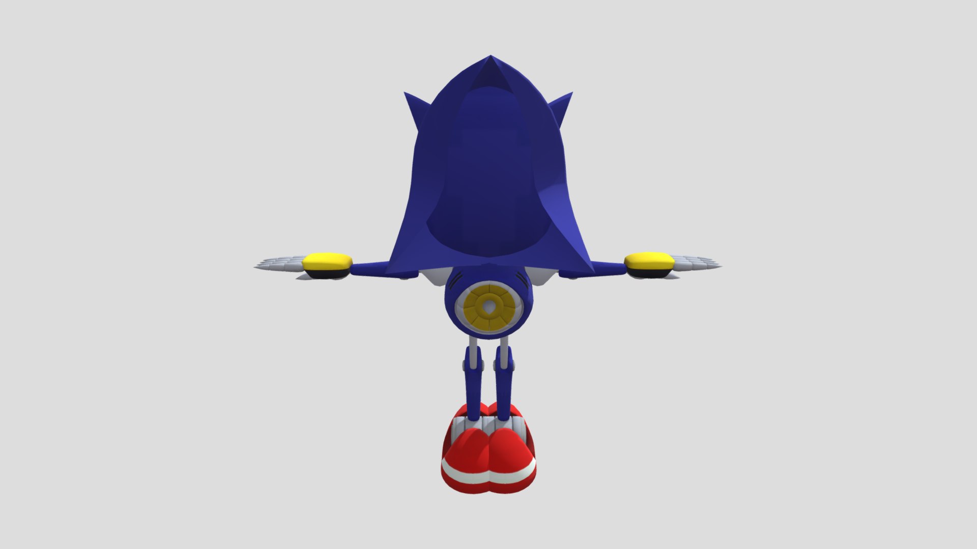 Classic Metal Sonic - Animation - Sonic CD Model - TurboSquid 2355601