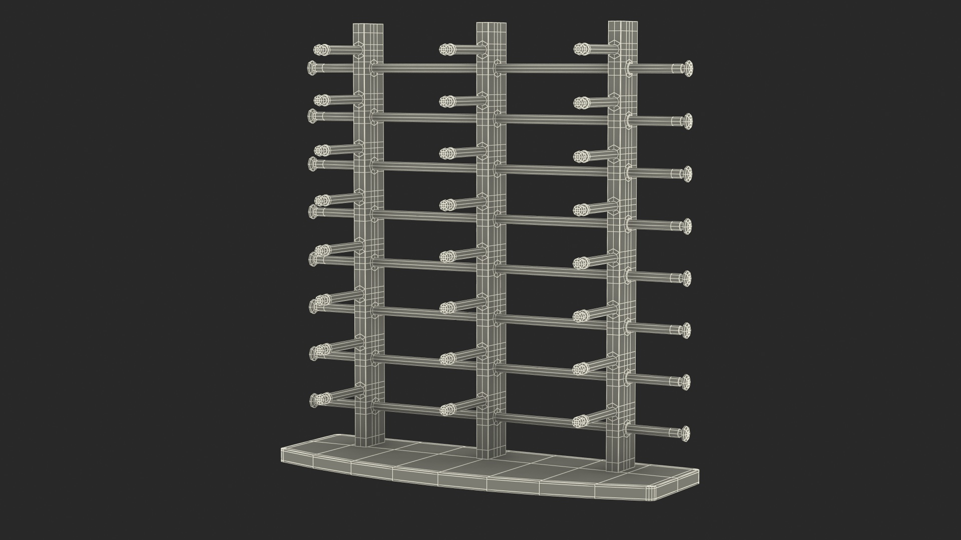 3D Glasses Display Stand Black - TurboSquid 1997562