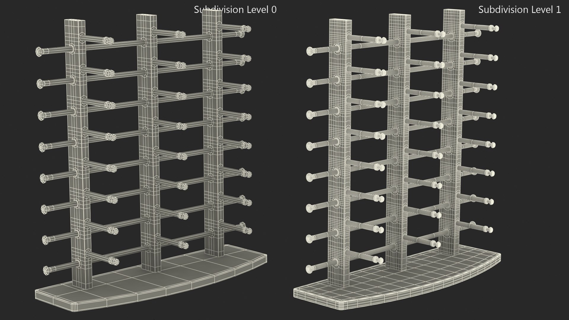 3D Glasses Display Stand Black - TurboSquid 1997562