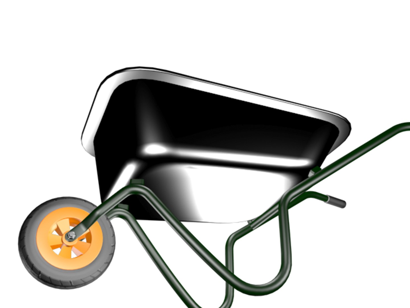 3D Model Wheelbarrow - TurboSquid 1578374