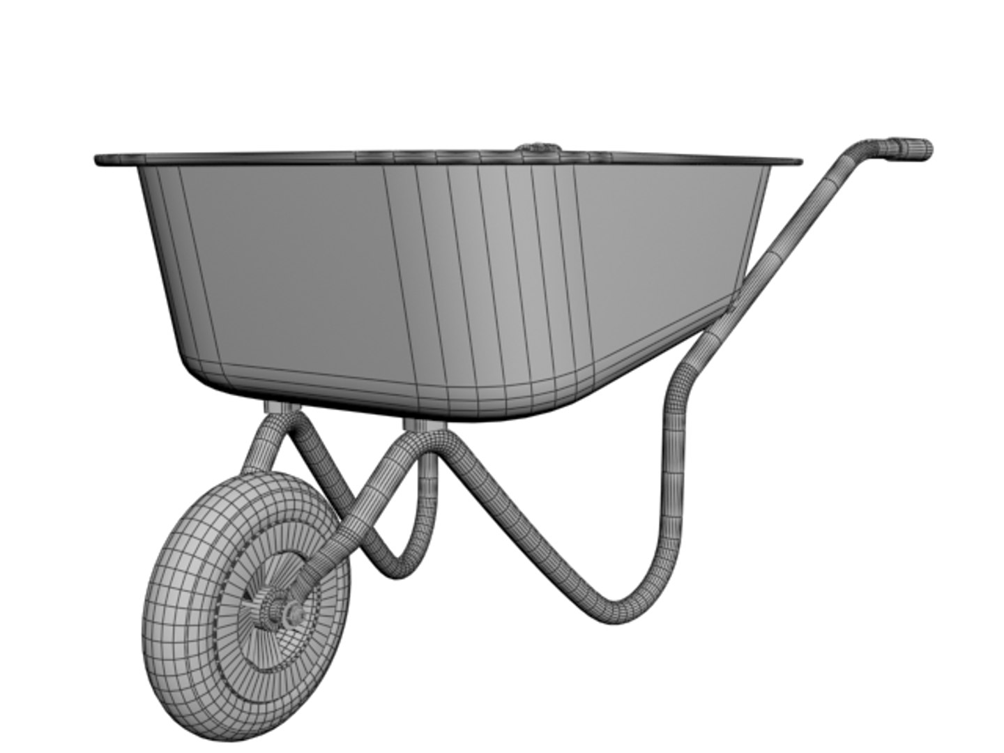 3D Model Wheelbarrow - TurboSquid 1578374