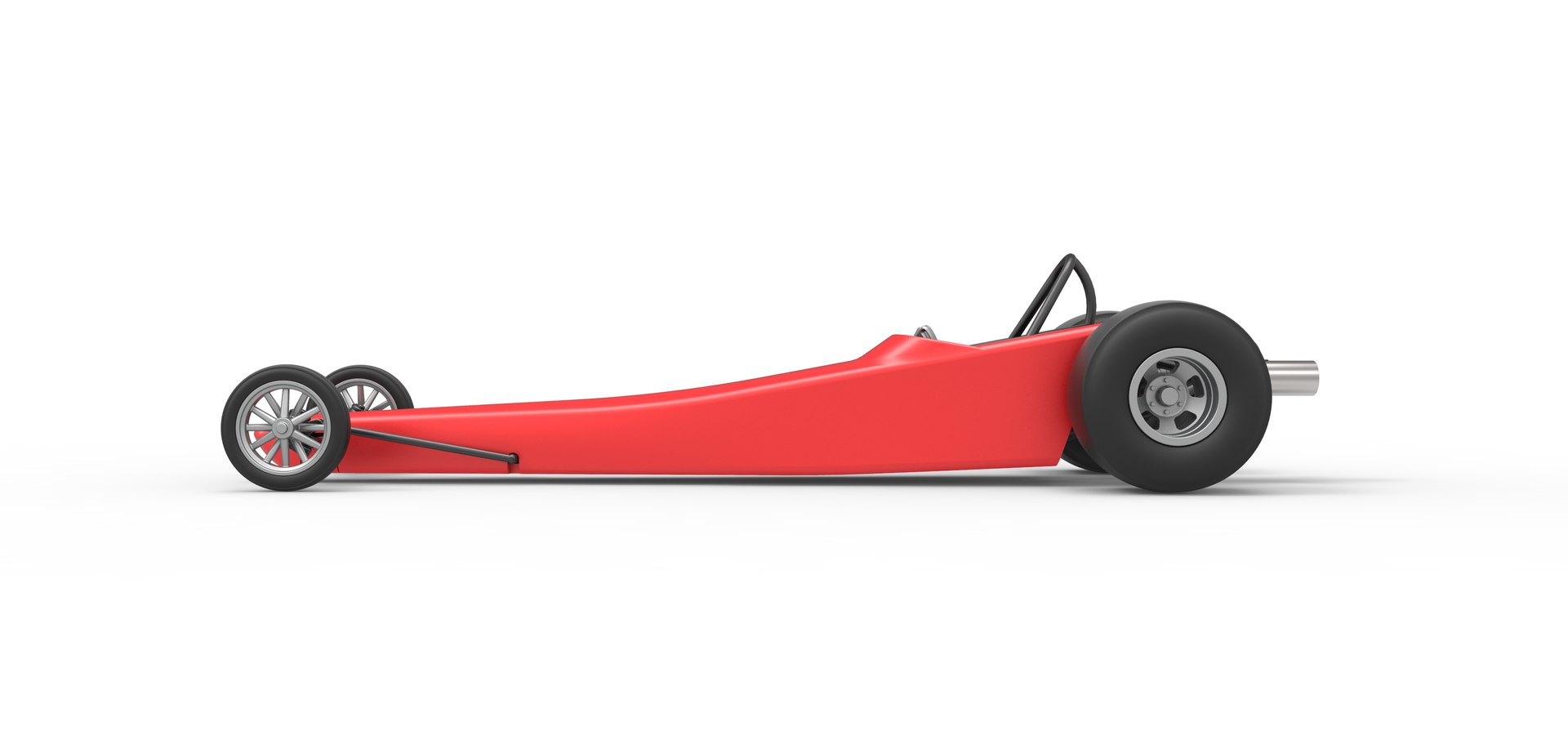 3D Diecast Dragster With Turbo Drag Axle Scale 1 To 25 - TurboSquid 2133850