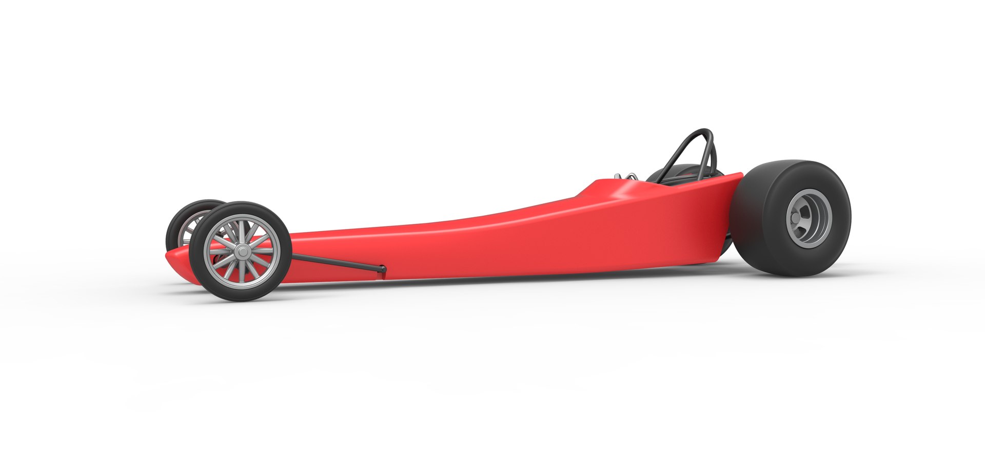 3D Diecast Dragster With Turbo Drag Axle Scale 1 To 25 - TurboSquid 2133850