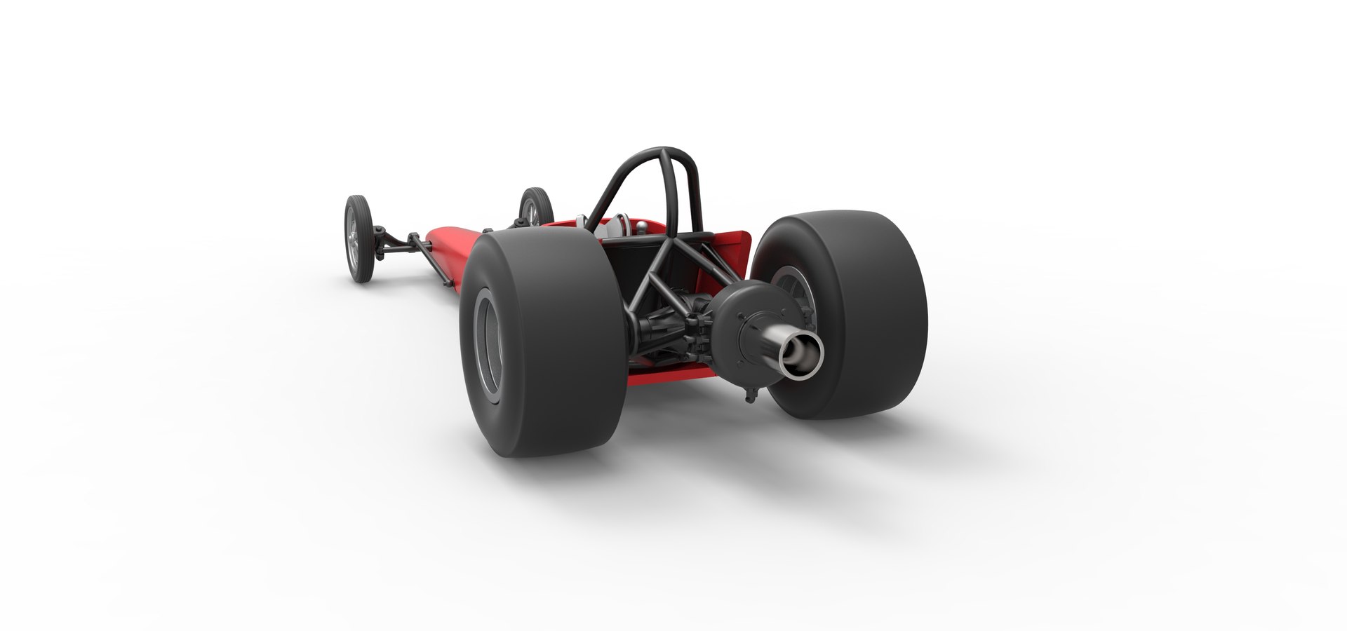 3D Diecast Dragster With Turbo Drag Axle Scale 1 To 25 - TurboSquid 2133850
