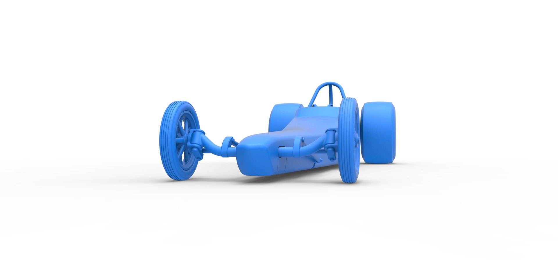 3D Diecast Dragster With Turbo Drag Axle Scale 1 To 25 - TurboSquid 2133850