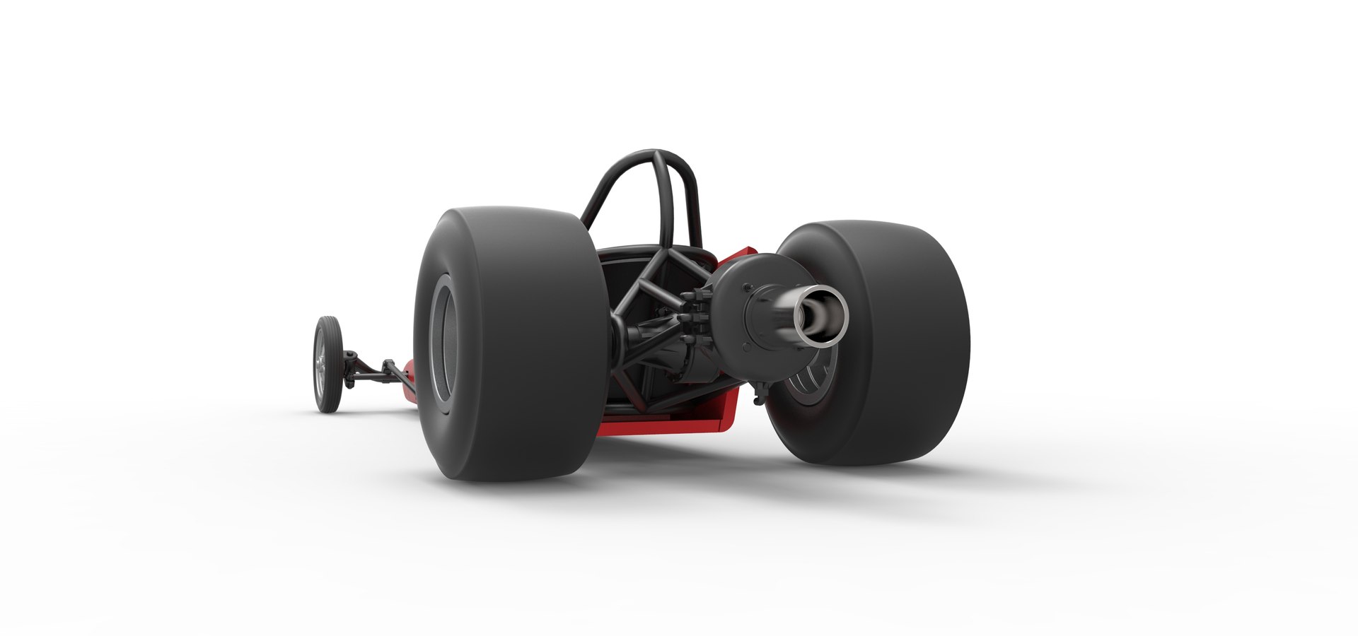 3D Diecast Dragster With Turbo Drag Axle Scale 1 To 25 - TurboSquid 2133850