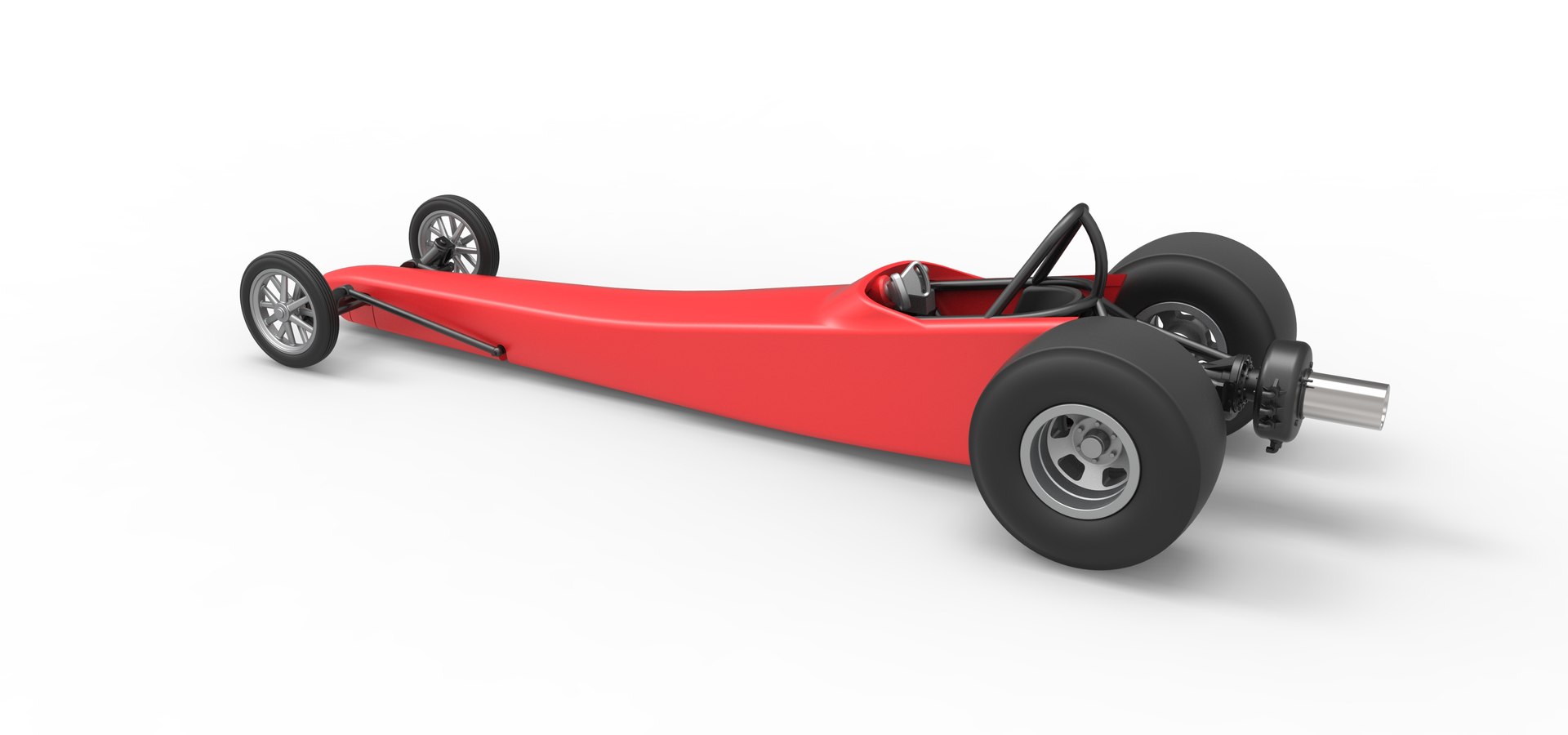 3D Diecast Dragster With Turbo Drag Axle Scale 1 To 25 - TurboSquid 2133850