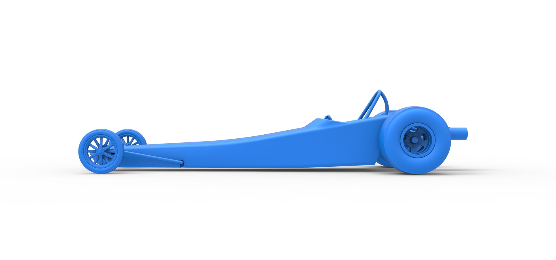 3D Diecast Dragster With Turbo Drag Axle Scale 1 To 25 - TurboSquid 2133850