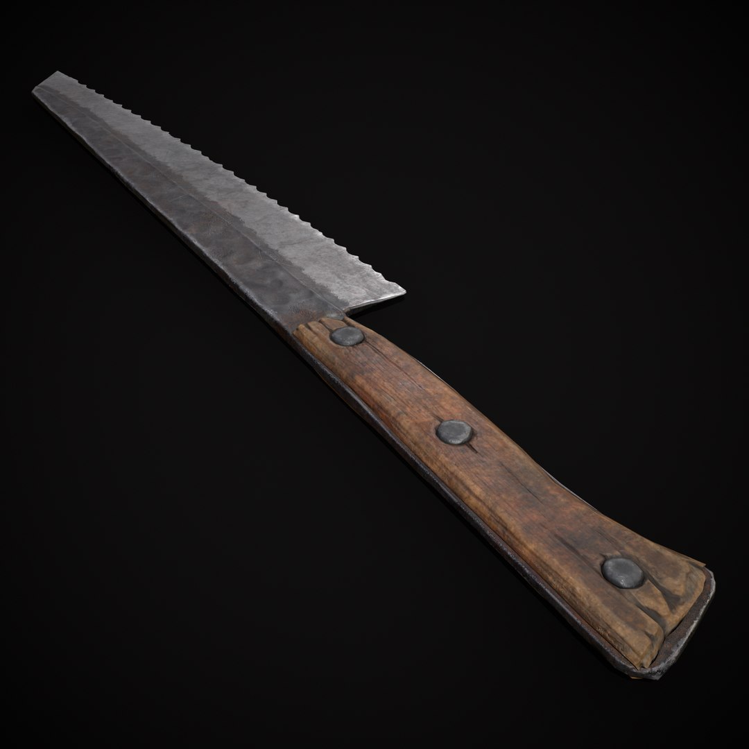 Household Knives Set 3D Model - TurboSquid 2320796