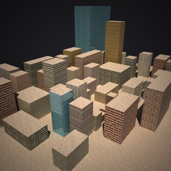 free max model buildings polys